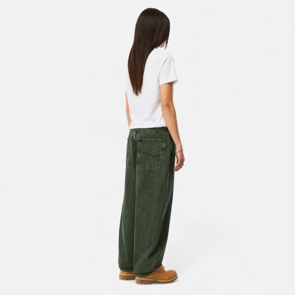 DIME MTL（ダイム モントリオール）| BAGGY DENIM PANTS / OVERDYED GREEN | スケートボード ...