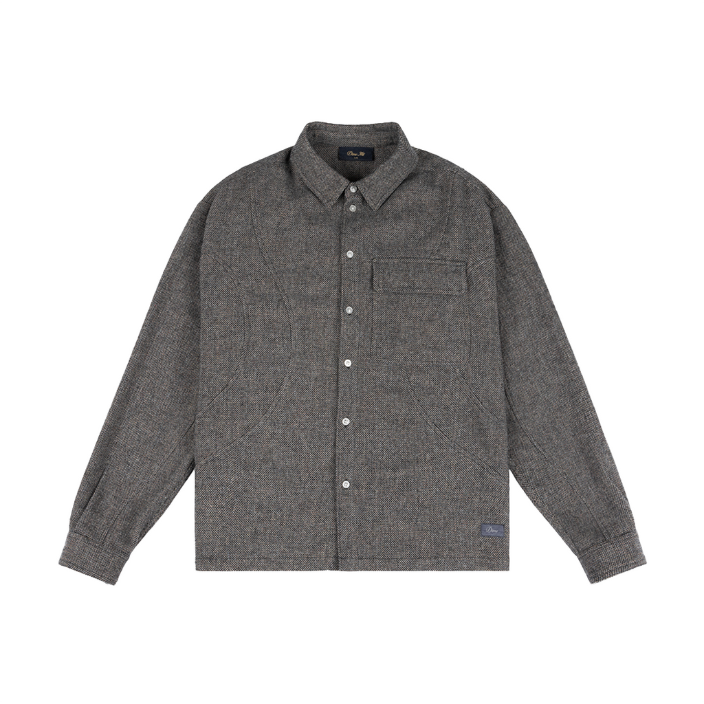 DIME MTL（ダイム モントリオール）| WOOL OVERSHIRT / SILVER | スケートボード・スノーボードのTACTICS ...